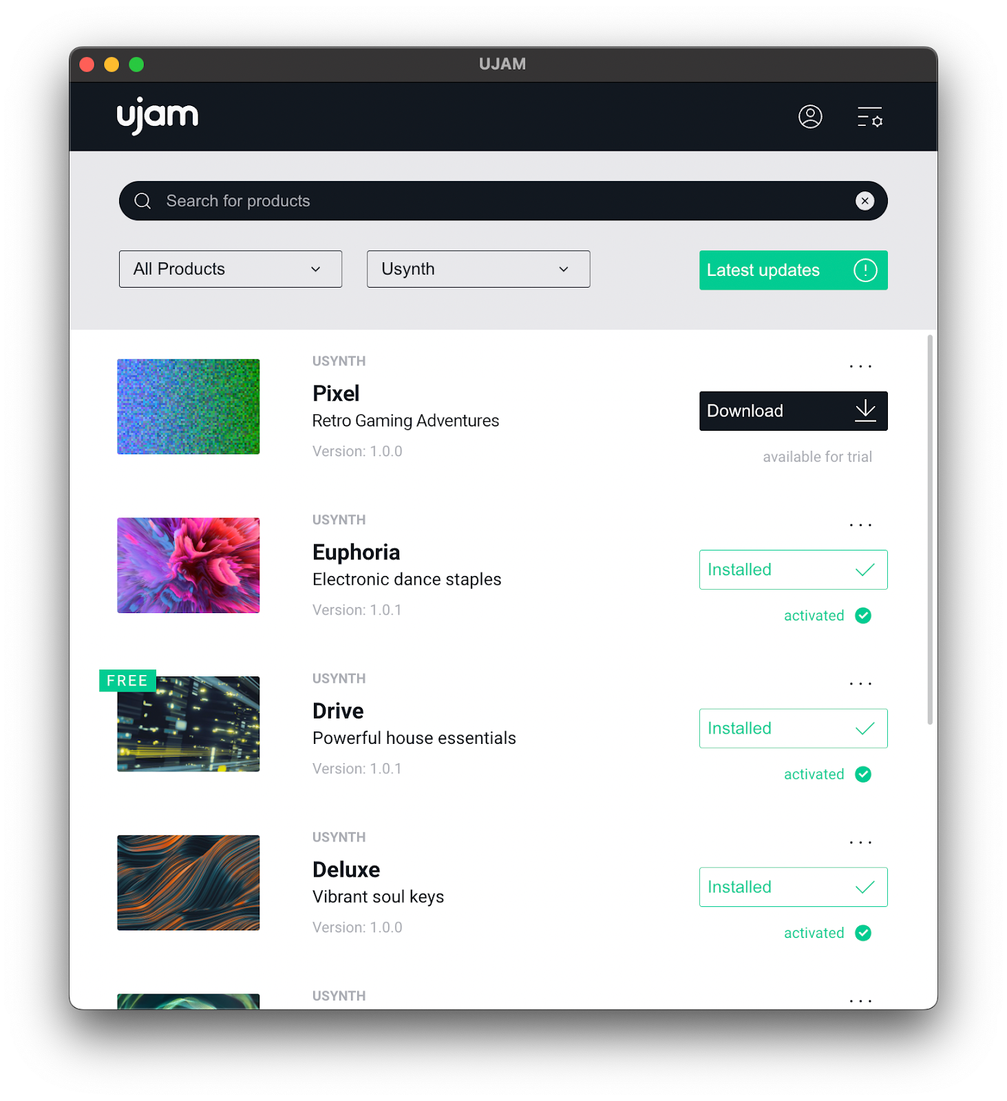 🎲 Usynth | FAQ – UJAM