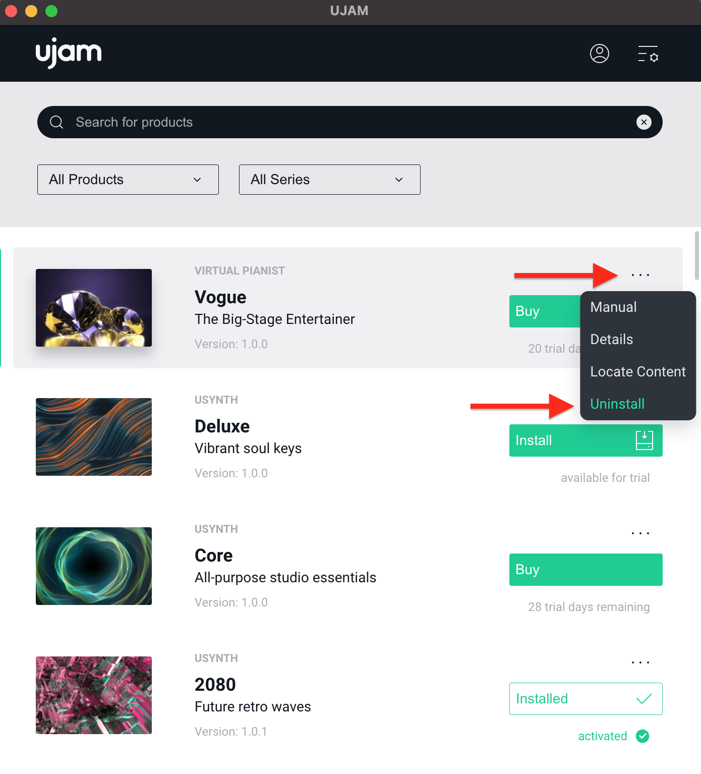 アンインストール＆再インストール | macOS 🍏 – UJAM Japan