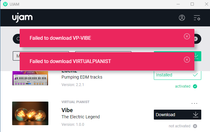 ダウンロード＆インストール時の問題 | UJAM App – UJAM Japan