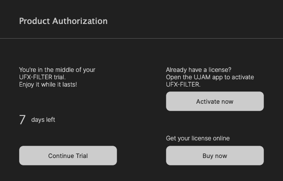 UFX FILTER version 1 | User Guide – UJAM