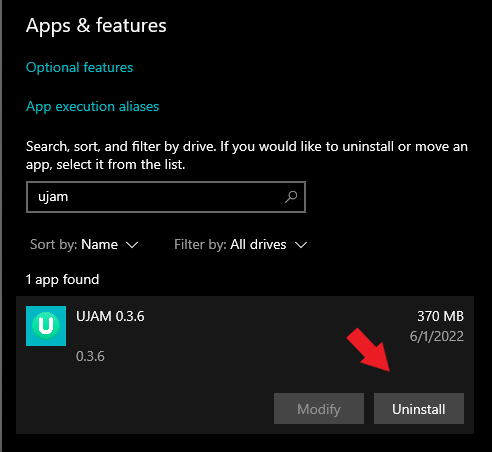 How to Uninstall and Remove the UJAM App | Windows – UJAM